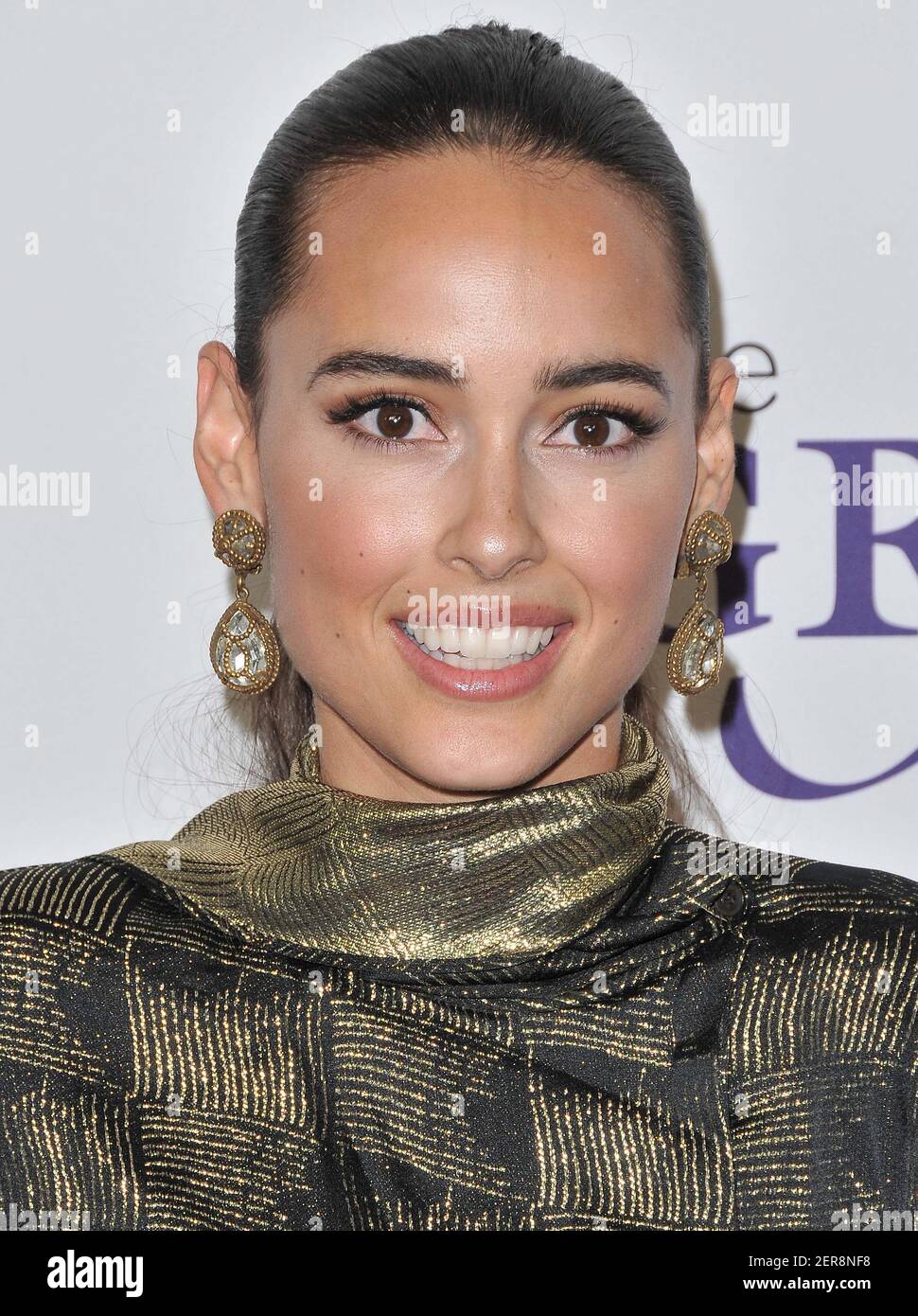 Chelsea Gilligan arrives at the 43rd Annual Gracie Awards Gala held at ...