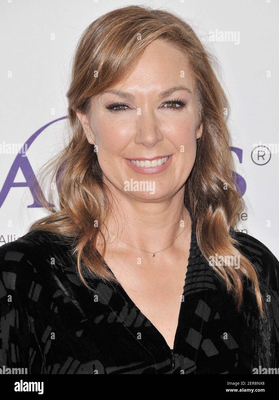 Elizabeth Marvel arrives at the 43rd Annual Gracie Awards Gala held at ...