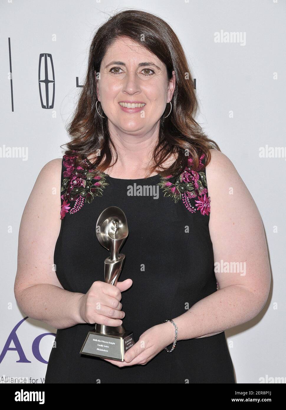 Christine Ricci arrives at the 43rd Annual Gracie Awards Gala held at ...