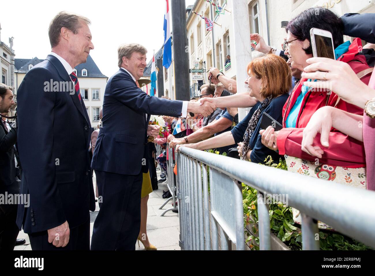 King Willem-Alexander of the Netherlands, Grand Duke Henri of ...