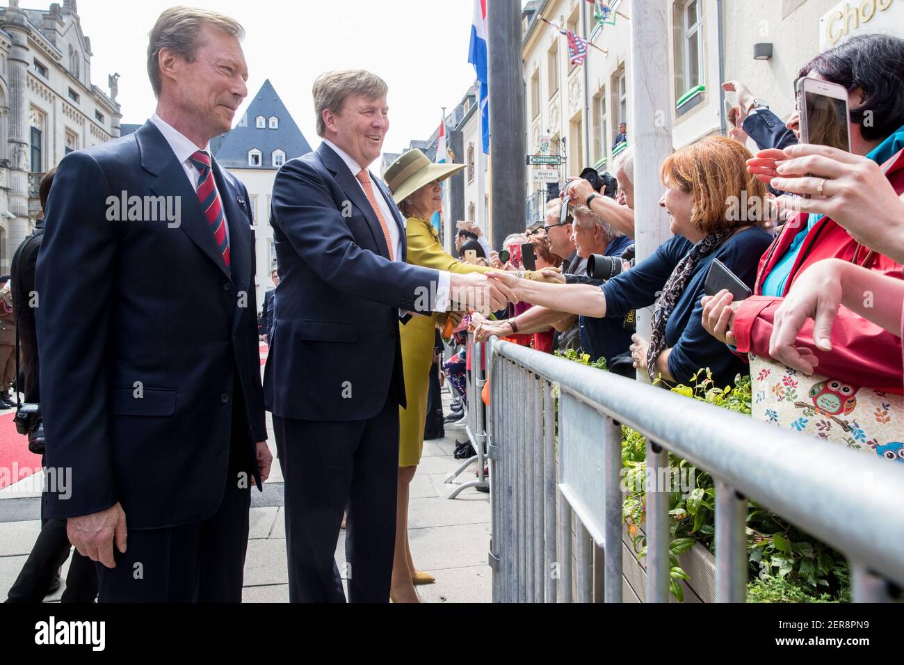 King Willem-Alexander of the Netherlands, Grand Duke Henri of ...