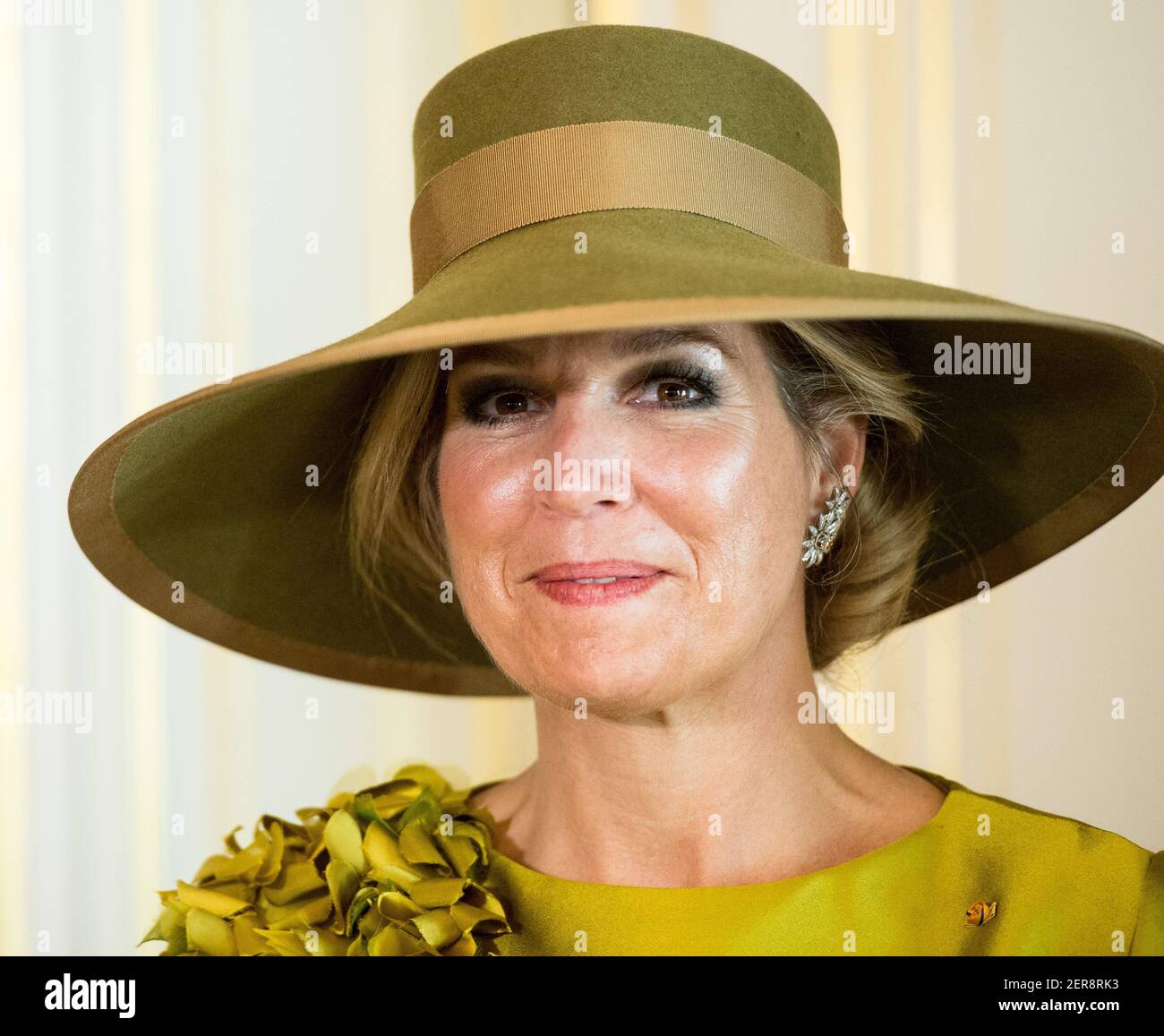 Queen Maxima of the Netherlands during the meeting with Mayor of ...