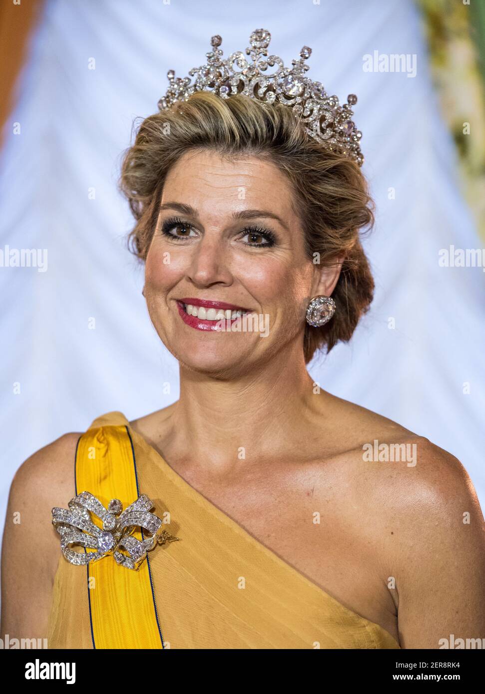 Queen Maxima of the Netherlands during State Bank, on the first of the ...