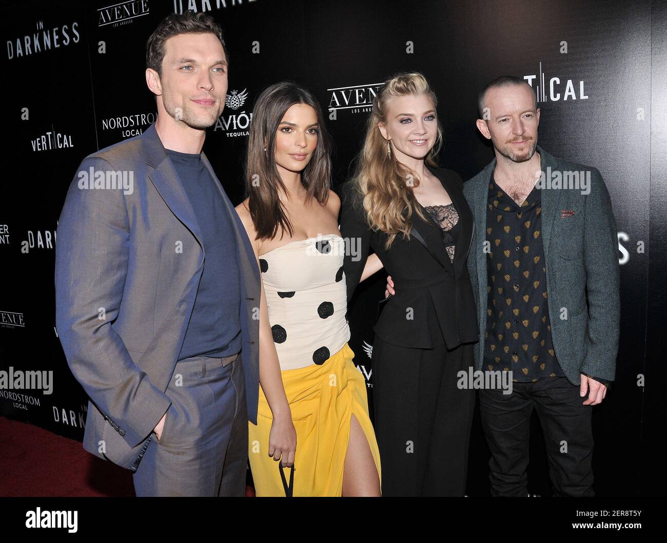 (L-R) "In Darkness" Cast & Crew - Actor Ed Skrein, Actress Emily ...
