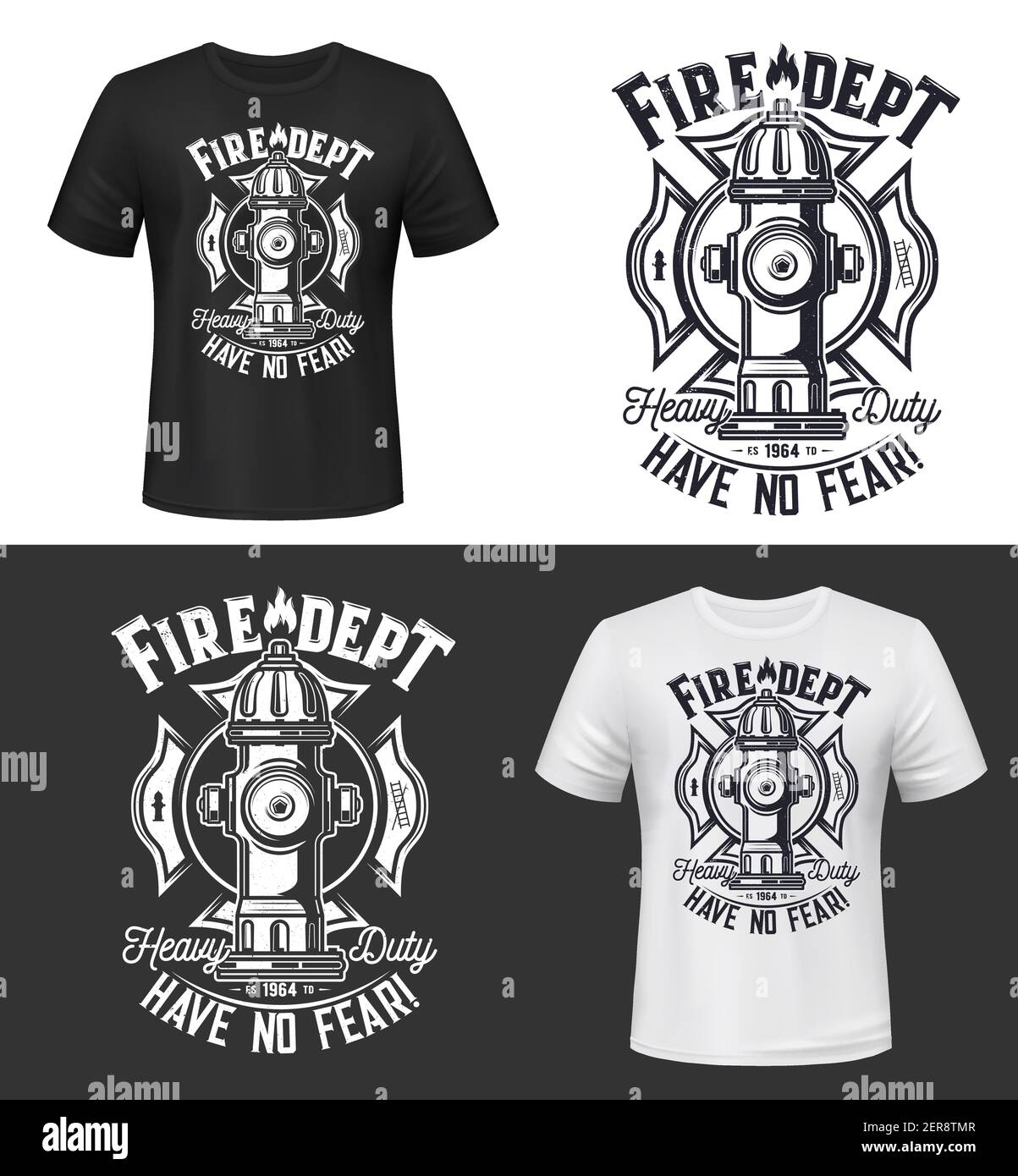 Fire dept logo Stock Vector Images - Alamy