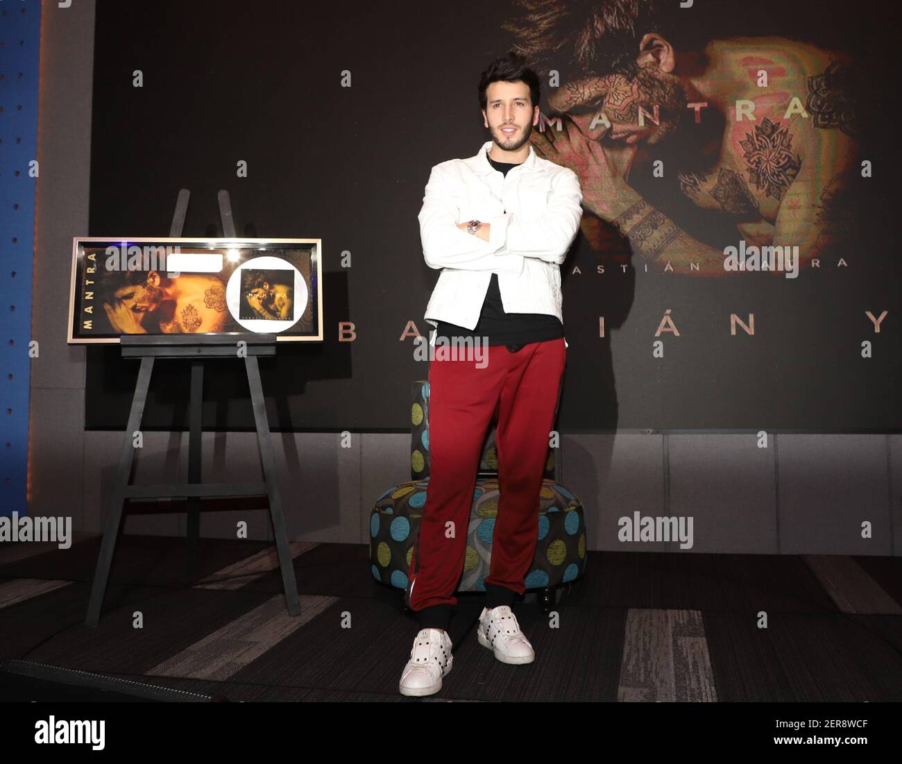 Sebastian Yatra Colombian Singer conference at Universal Music Studios ...