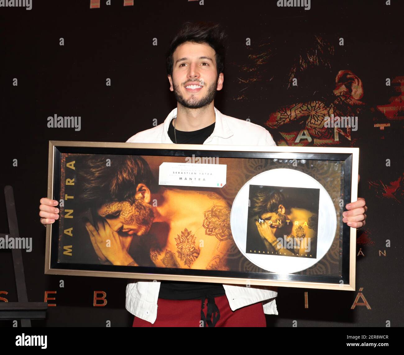 Sebastian Yatra Colombian Singer conference at Universal Music Studios ...