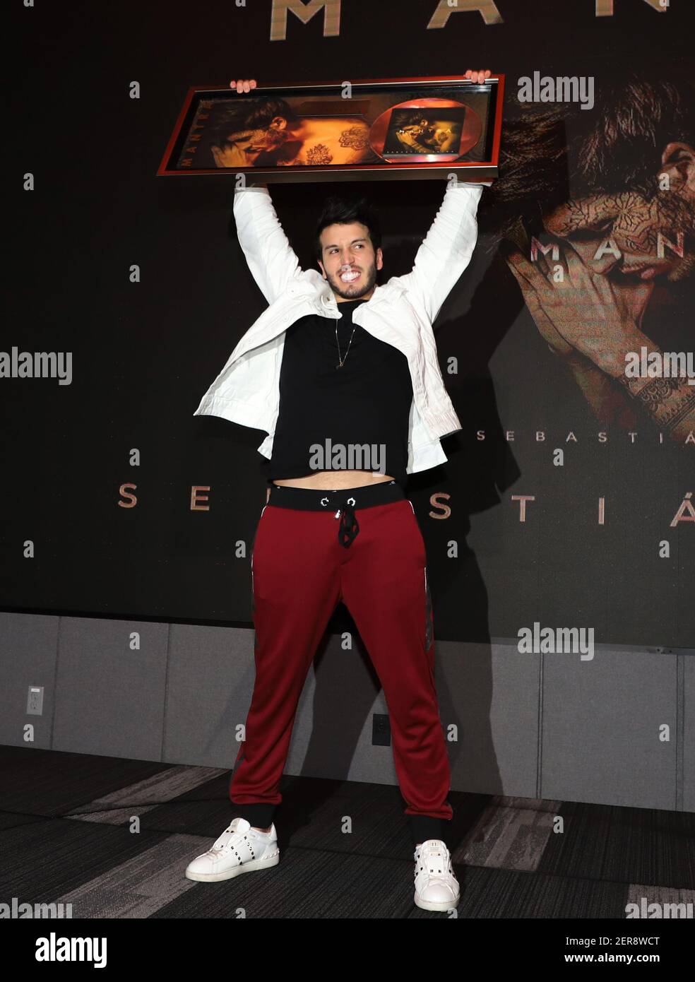 Sebastian Yatra Colombian Singer conference at Universal Music Studios ...