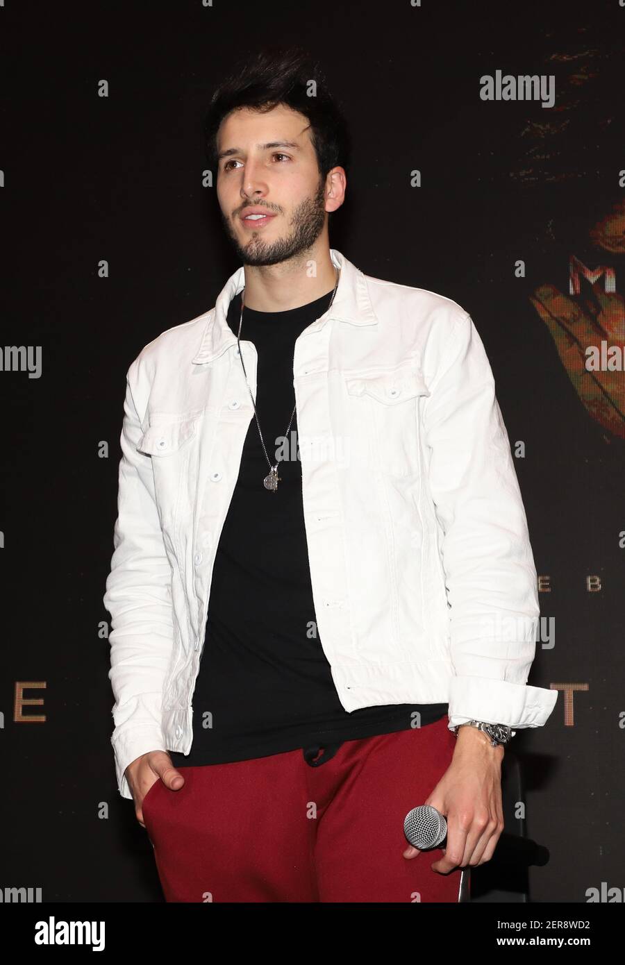 Sebastian Yatra Colombian Singer conference at Universal Music Studios ...
