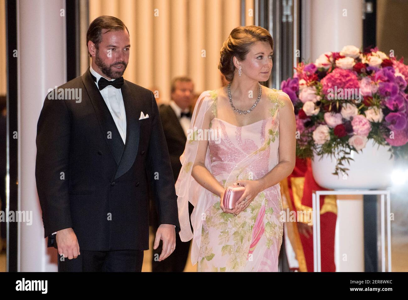 Hereditary Grand Duke Guillaume of Luxembourg and Grand Duchess Stephanie of Luxembourg (Photo ...