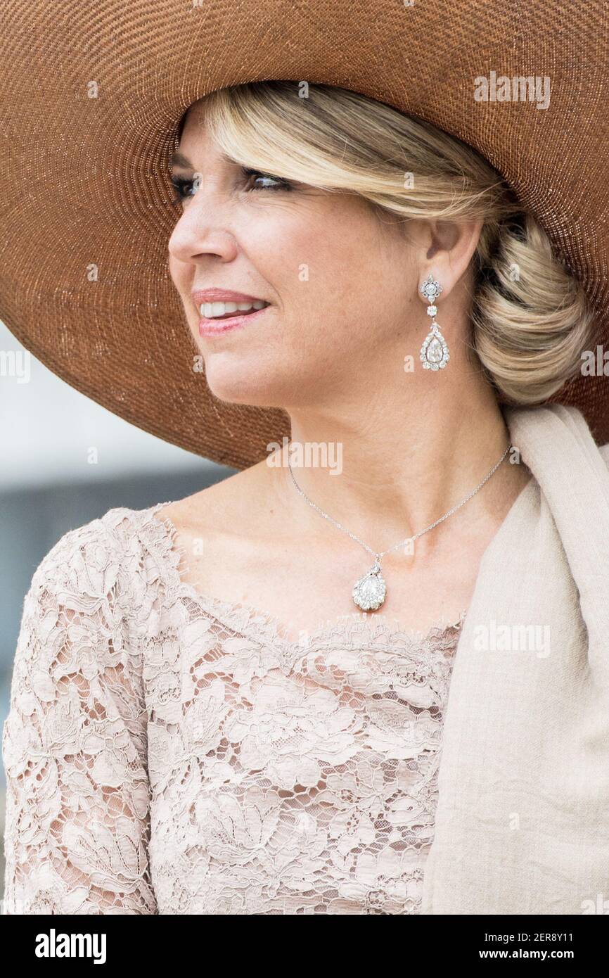 Queen Maxima of the Netherlands during the visit to Neobuild and CFL ...