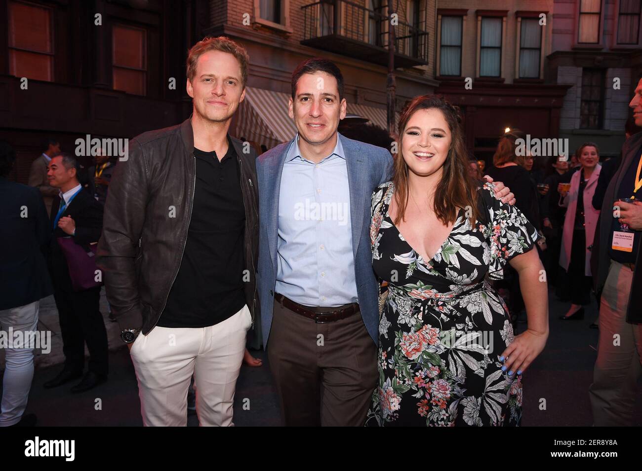 Los Angeles May 24 Chris Geere Fxs Eric Schrier And Kether Donohue Attends The 2018 Fox La