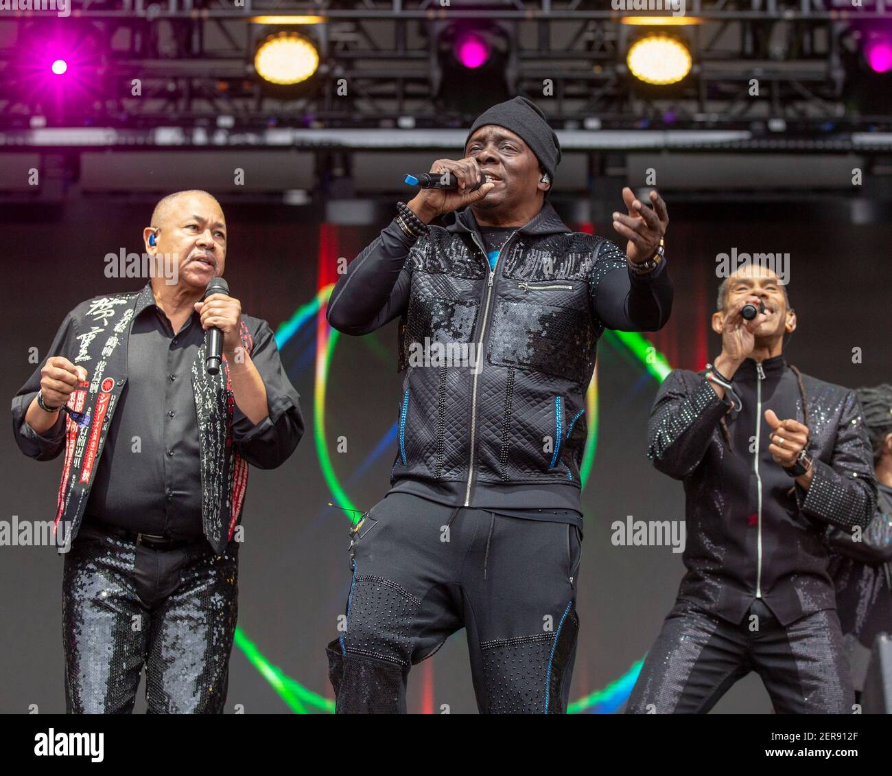 Ralph Johnson, Philip Bailey and B. David Whitworth of Earth, Wind and ...
