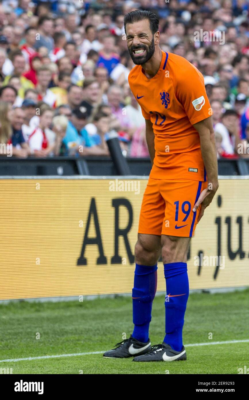 ROTTERDAM - 27-05-2018 , soccer , Dirk Kuyt Testimonial , Player Ruud ...