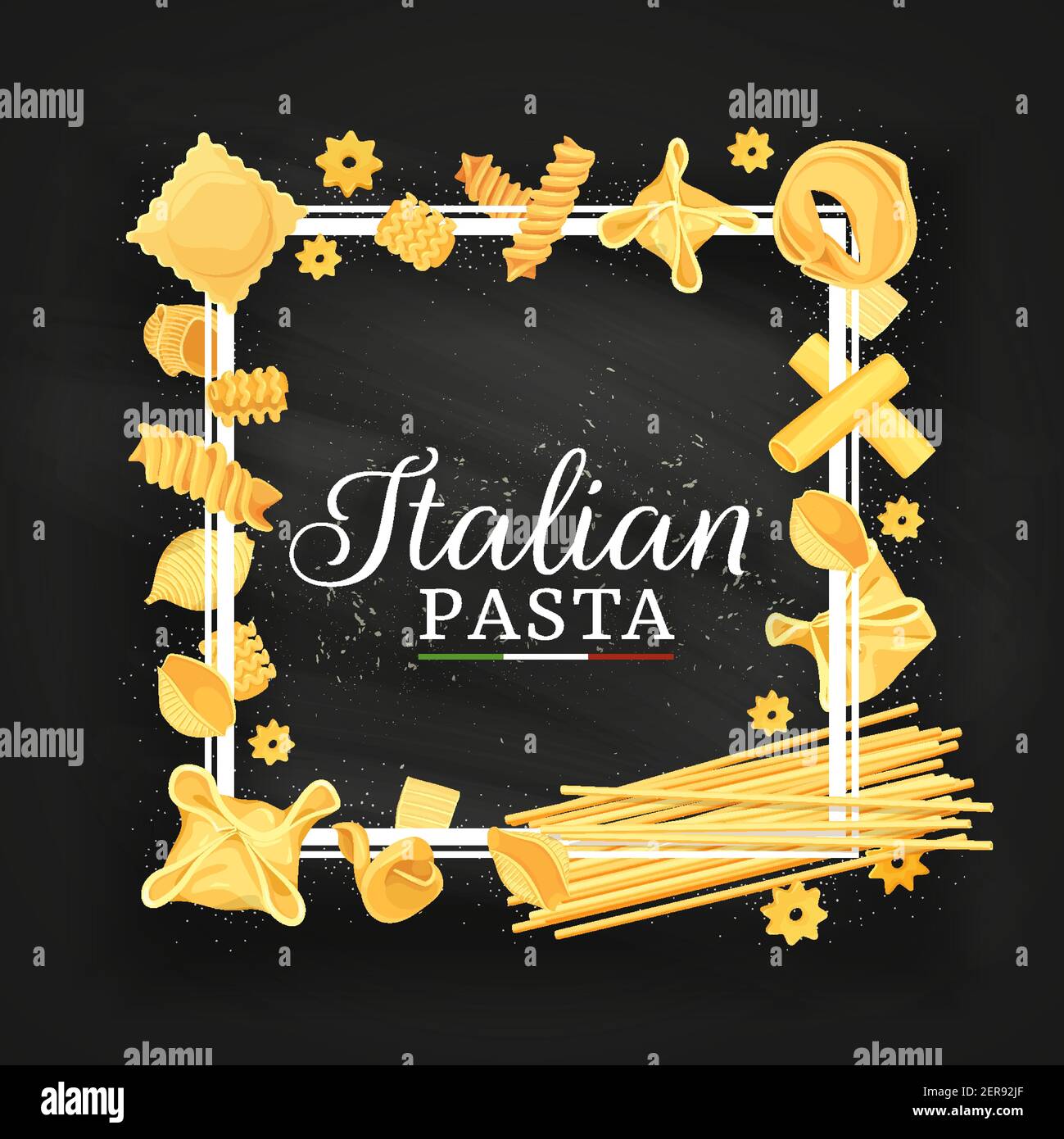 Radiatori pasta italian cuisine Stock Vector Images - Alamy