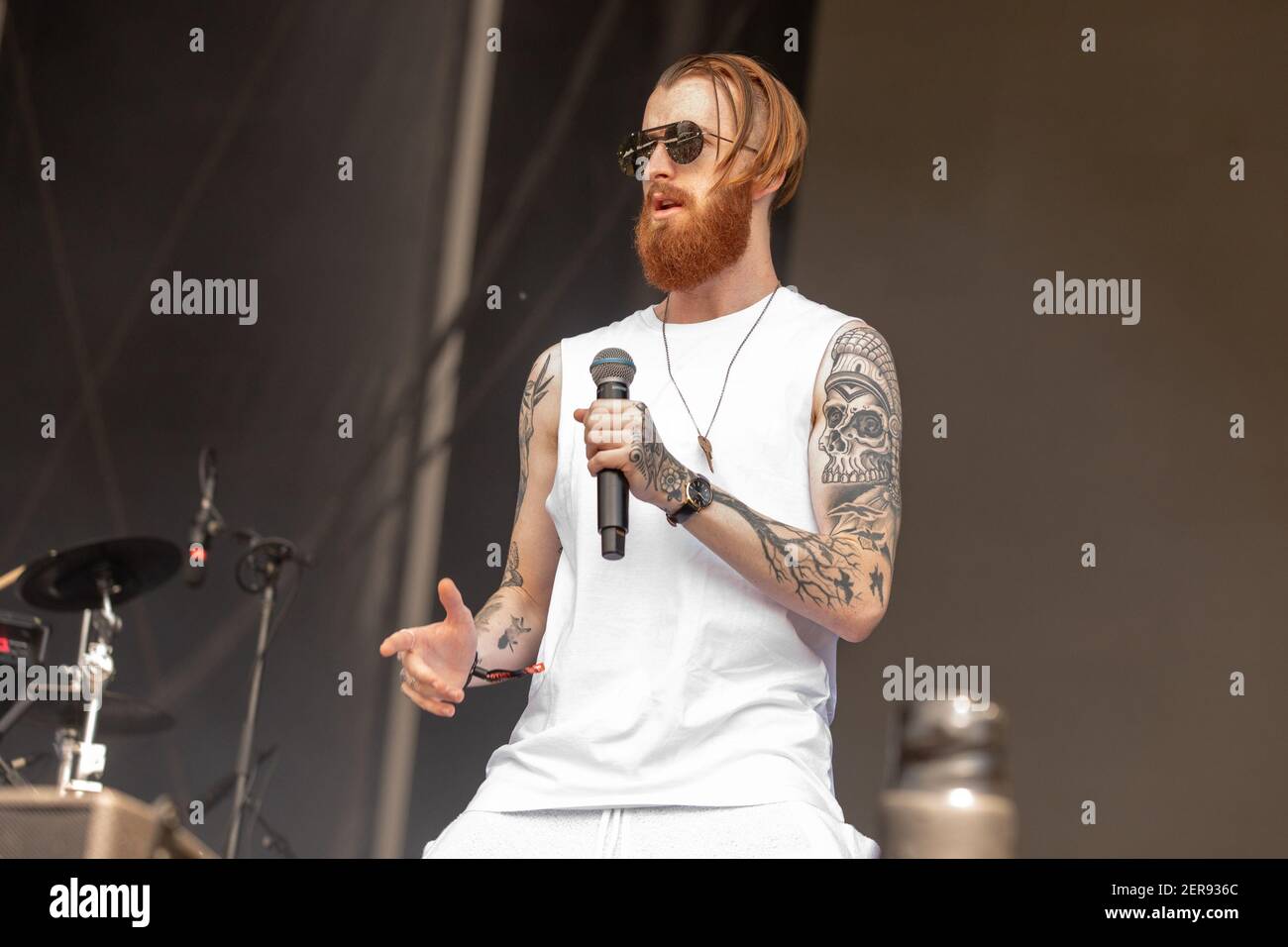 Matthew Brue of Missio during BottleRock Music Festival at Napa Valley ...