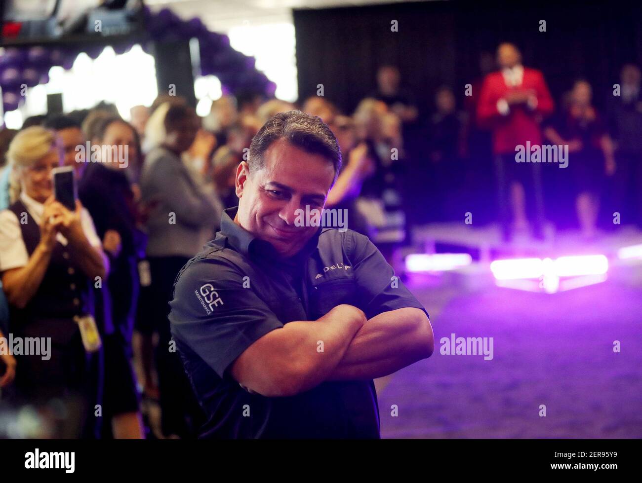 Igrain Pabon of Delta GSE struts his stuff on Tuesday, May, 29, 2018 ...