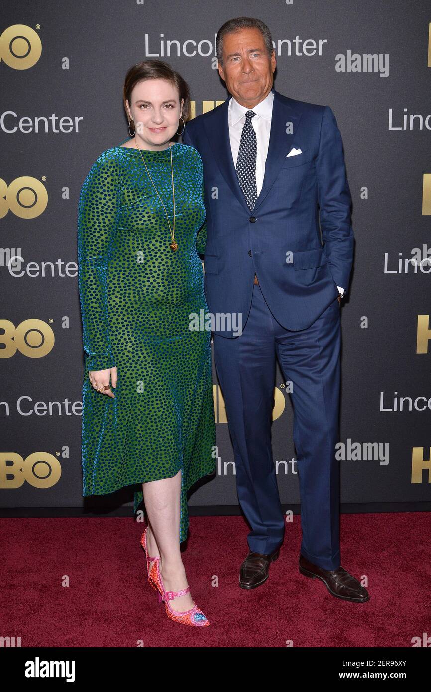 (L-R) Actress Lena Dunham and Richard Plepler attend Lincoln Center's ...