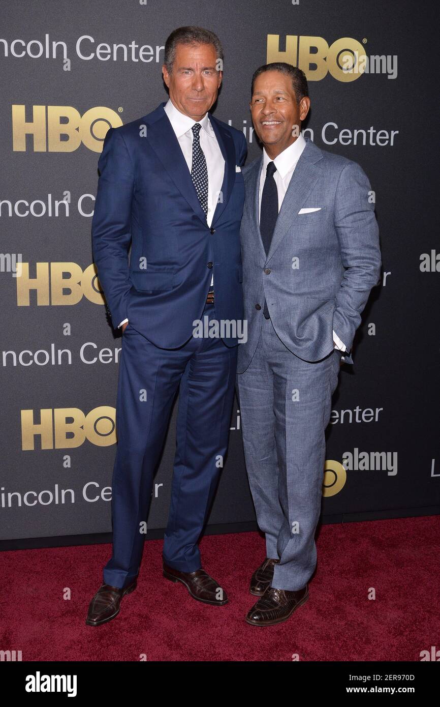 (L-R) Richard Plepler and Bryant Gumbel attend Lincoln Center's ...