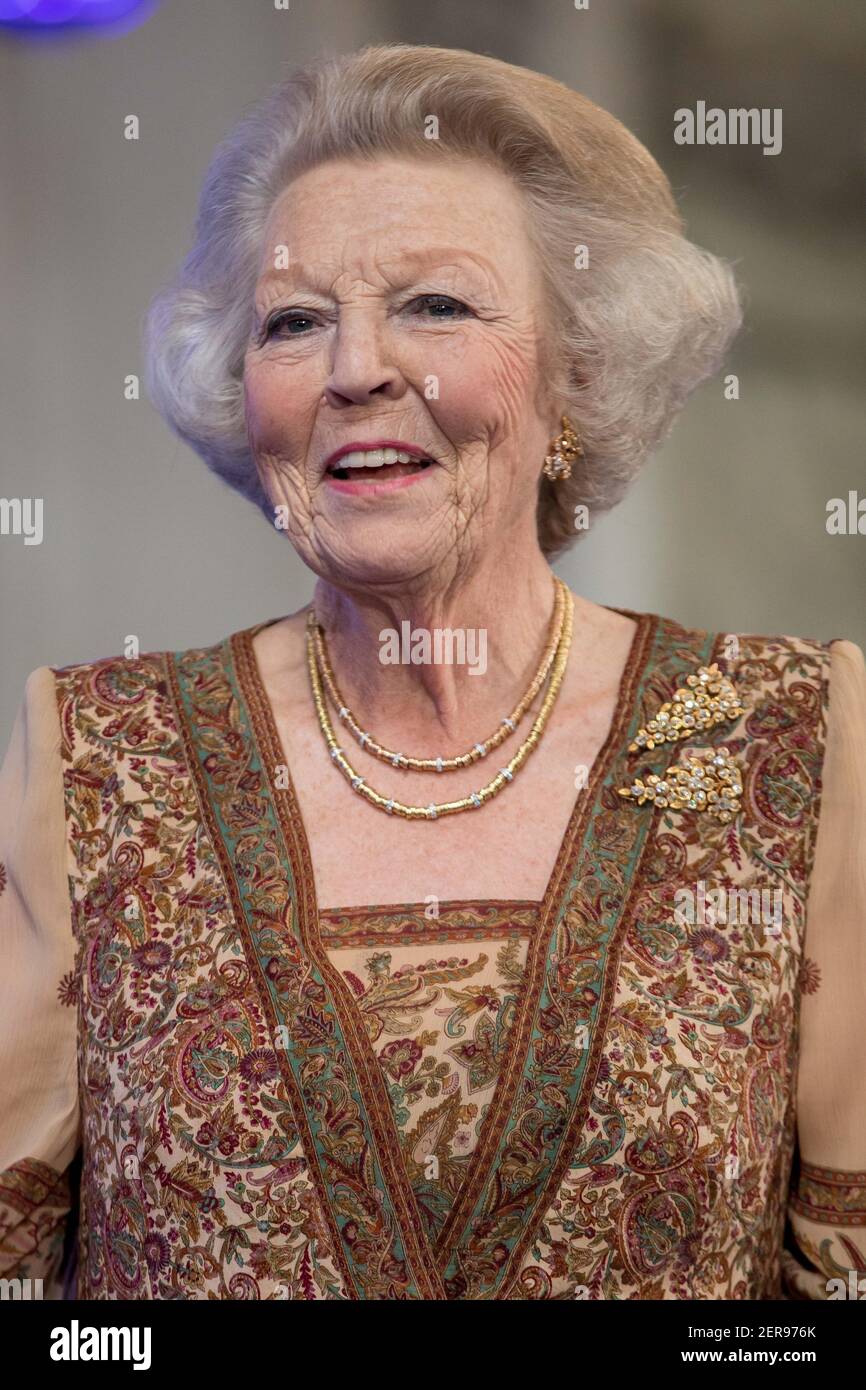 Her Royal Highness Princess Beatrix of the Netherlands presents the ...