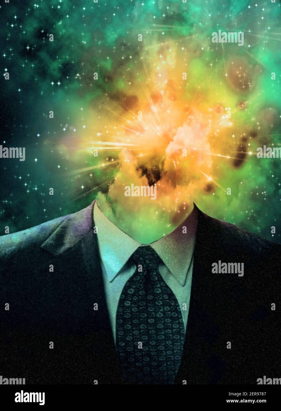 Empty Suit with Star field. 3D rendering Stock Photo - Alamy