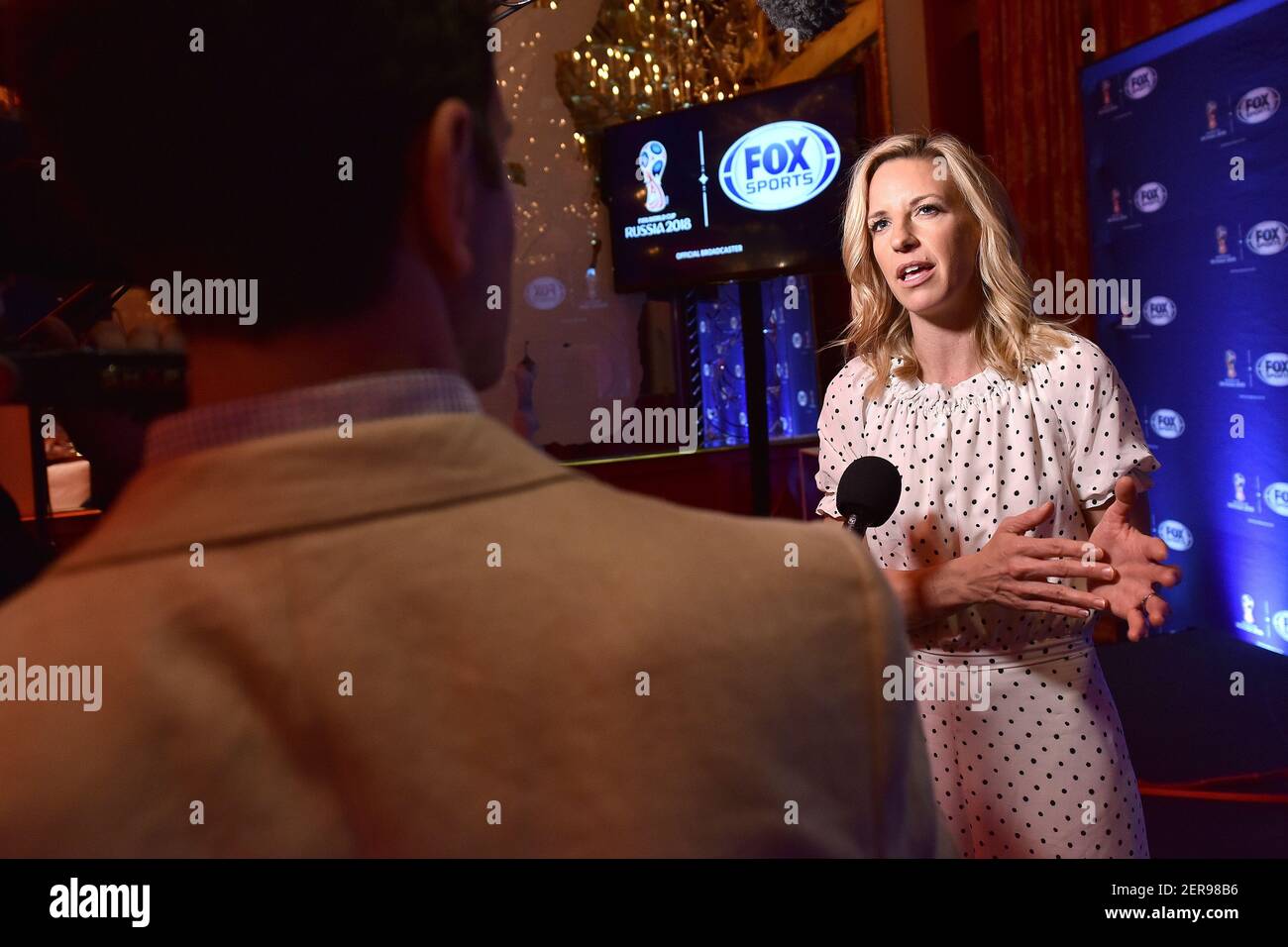 NEW YORK - MAY 30: Game Analyst Aly Wagner attends the Fox Sports 2018 ...
