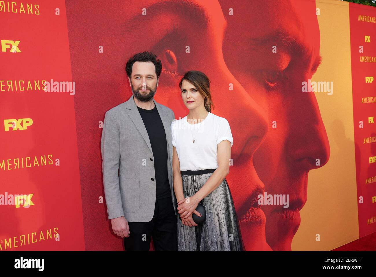 Matthew Rhys (L) and Keri Russell at the FYC Series Finale OF FX's "The ...