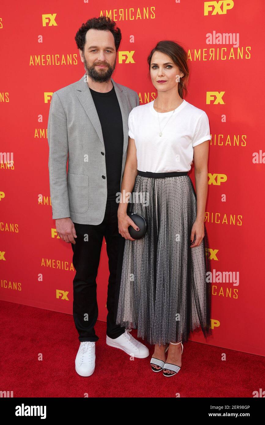 Matthew Rhys (L) and Keri Russell at the FYC Series Finale OF FX's "The ...