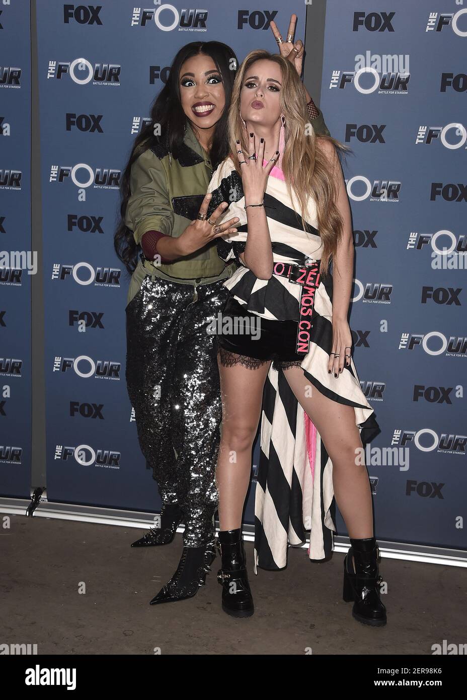 STUDIO CITY, CA - MAY 30: Carvena Jones and Stephanie Zelaya at Fox's ...