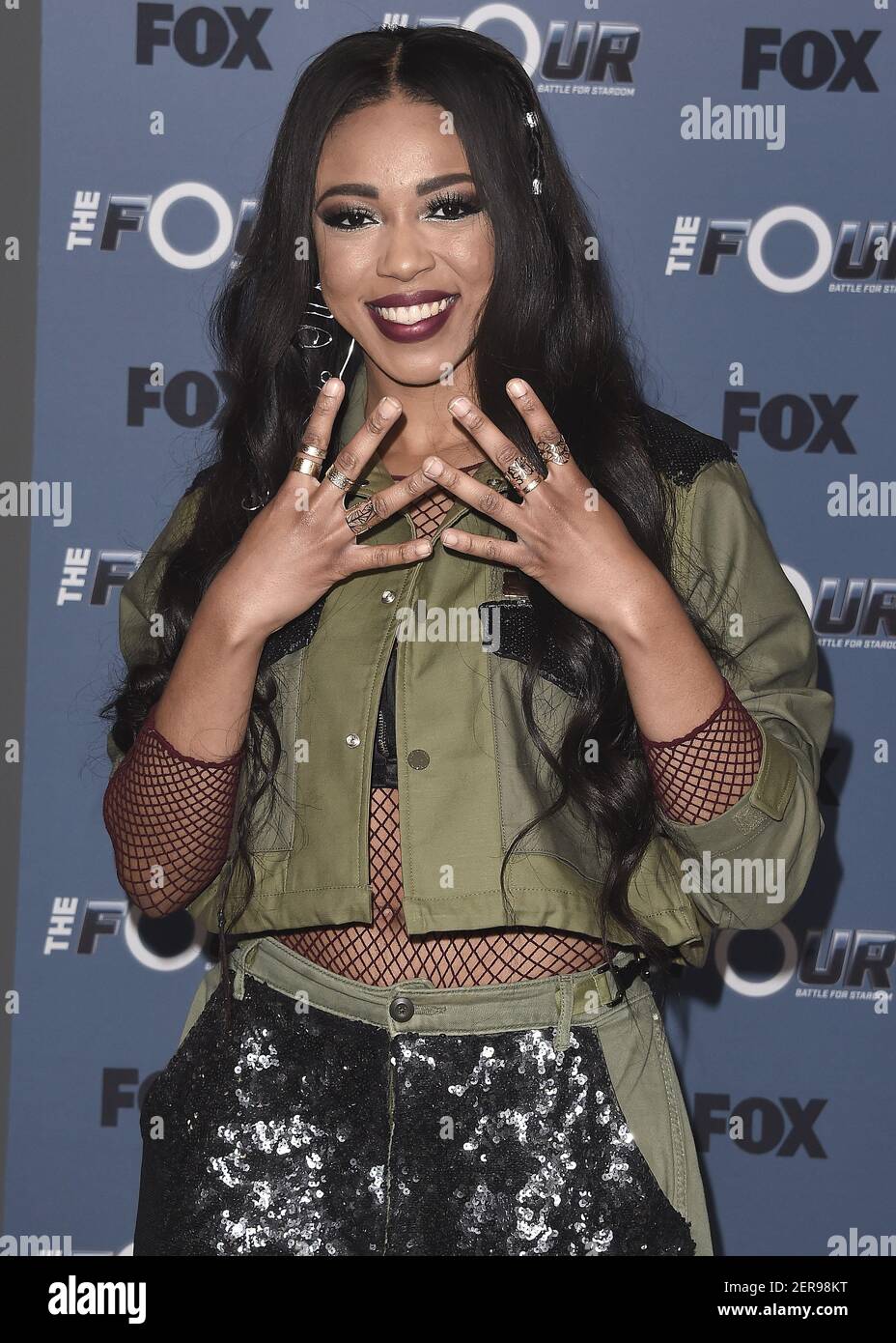 STUDIO CITY, CA - MAY 30: Carvena Jones at Fox's "The Four: Battle for ...