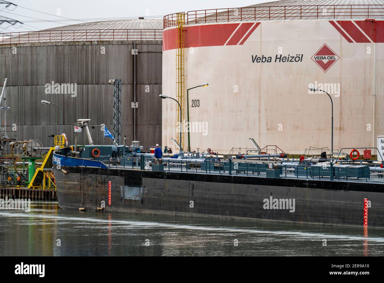 Refinery of Ruhröl, BP Gelsenkirchen, today BP Refining ...