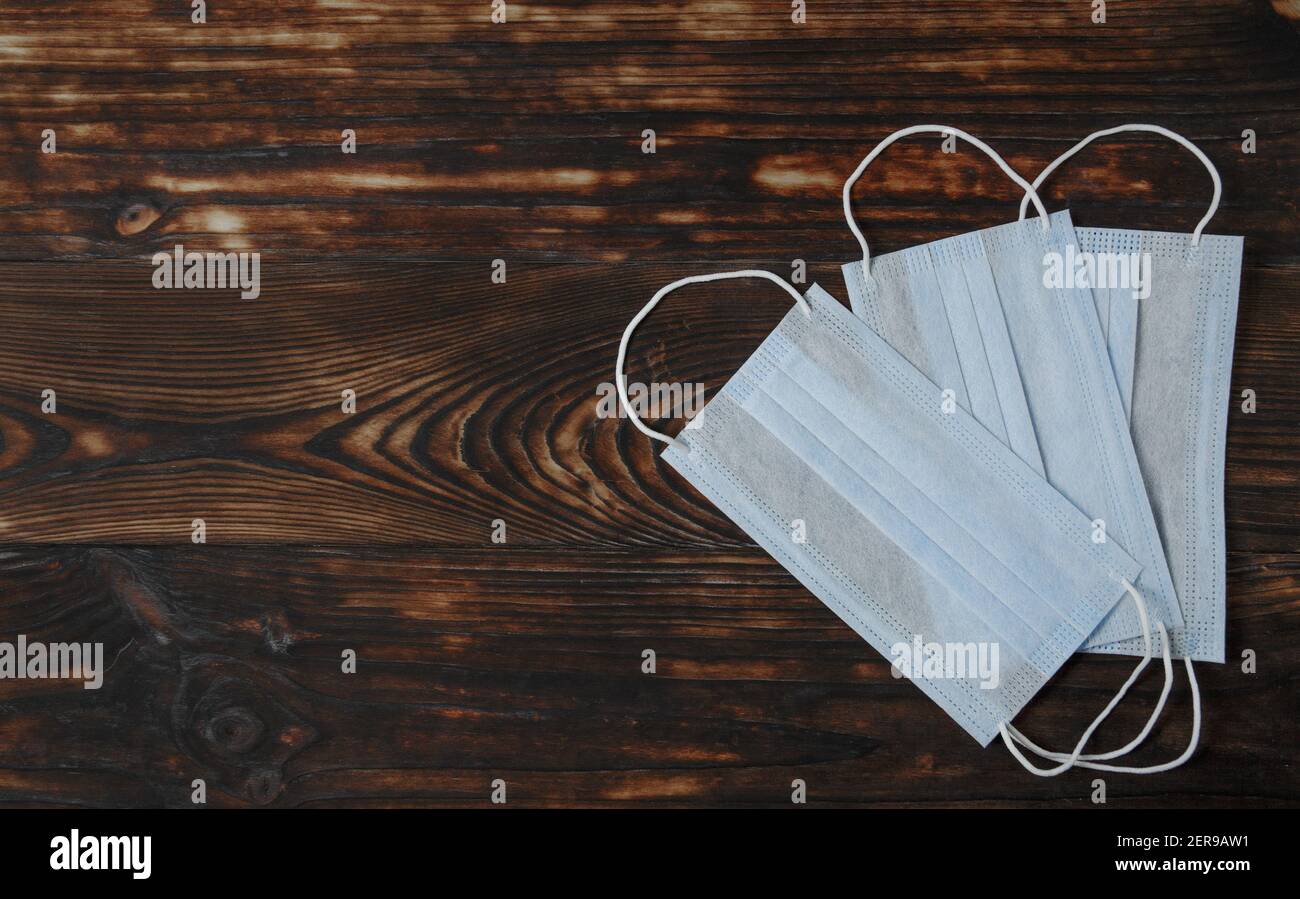 Three medical breathing masks hi-res stock photography and images - Alamy