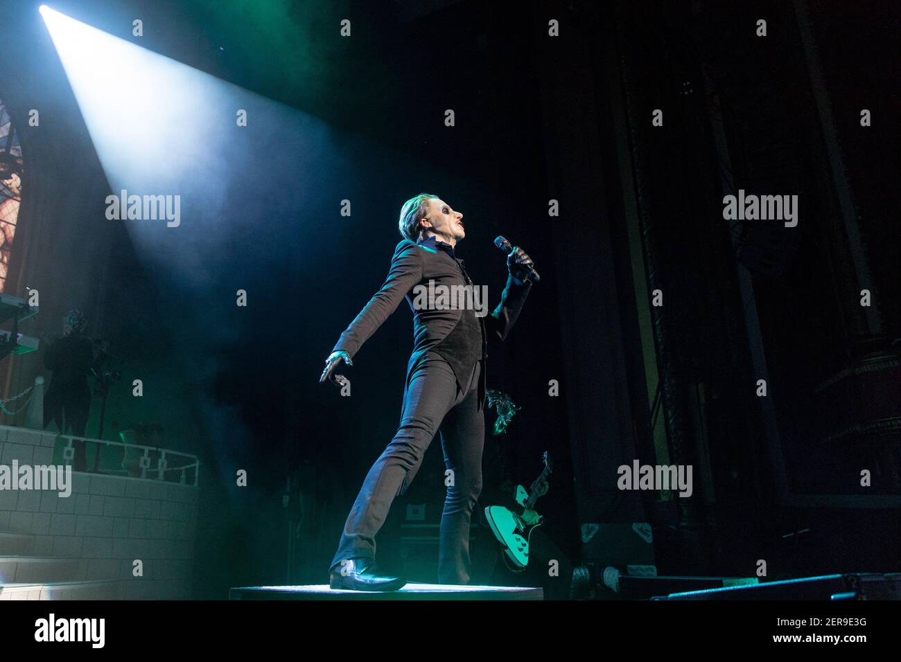 Cardinal Copia (Tobias Forge) and a Nameless Ghoul of Ghost during the ...