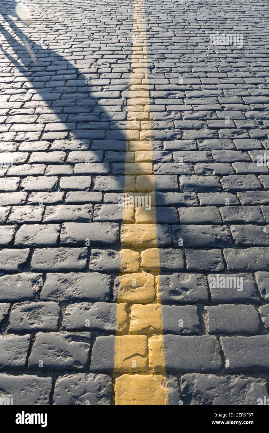 Shadow on pavement hi-res stock photography and images - Alamy