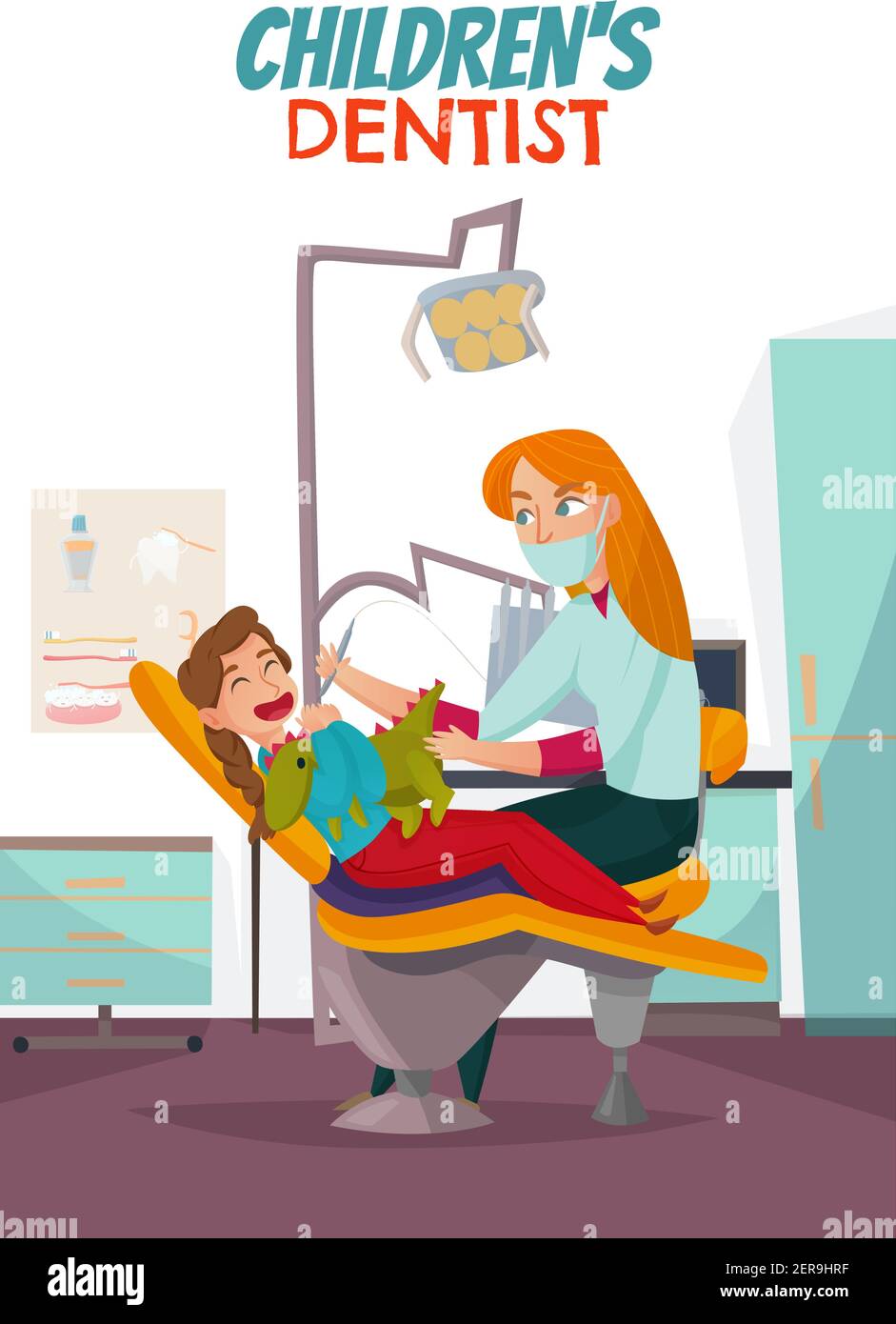 Medicine mouth child Stock Vector Images - Alamy