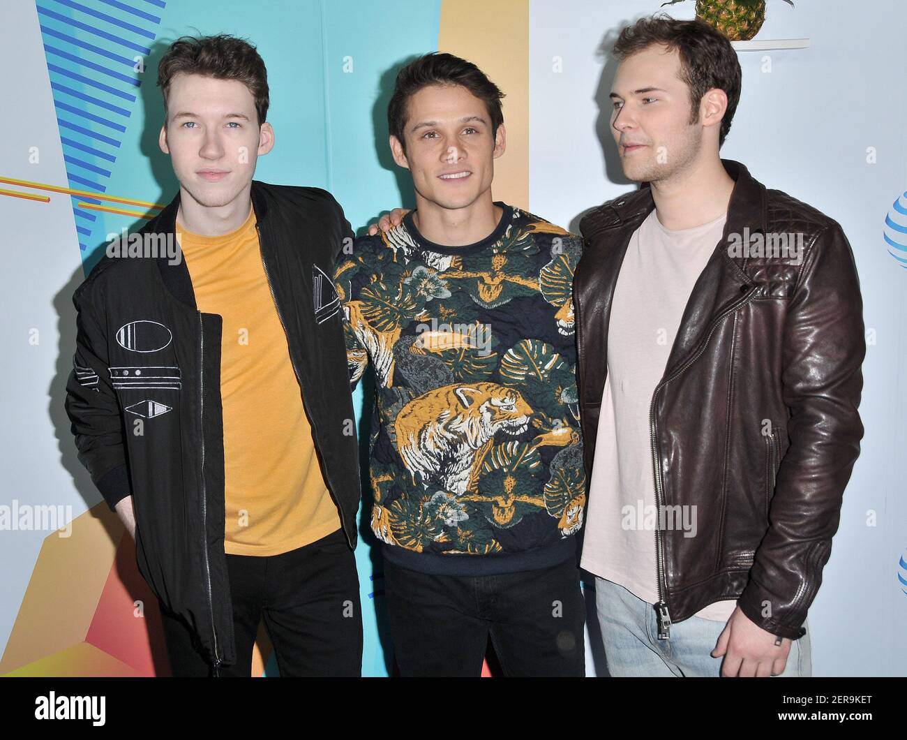 (L-R) Devin Druid, Timothy Granaderos and Justin Prentice at ...