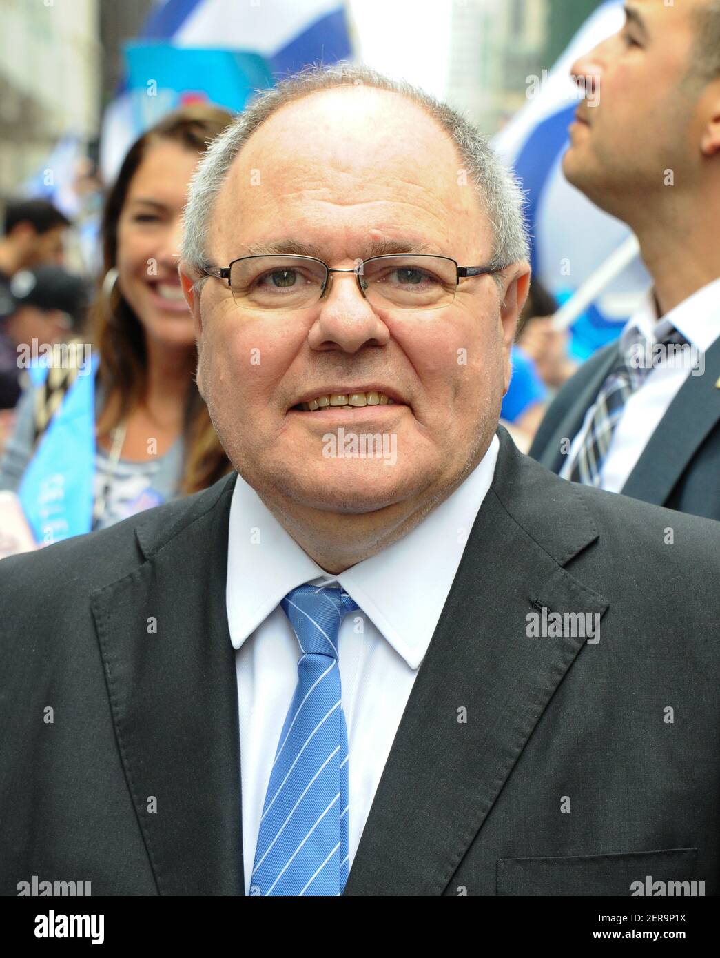 Ron Prosor during the The 2018 Israel Day Parade 70th Anniversary, held ...