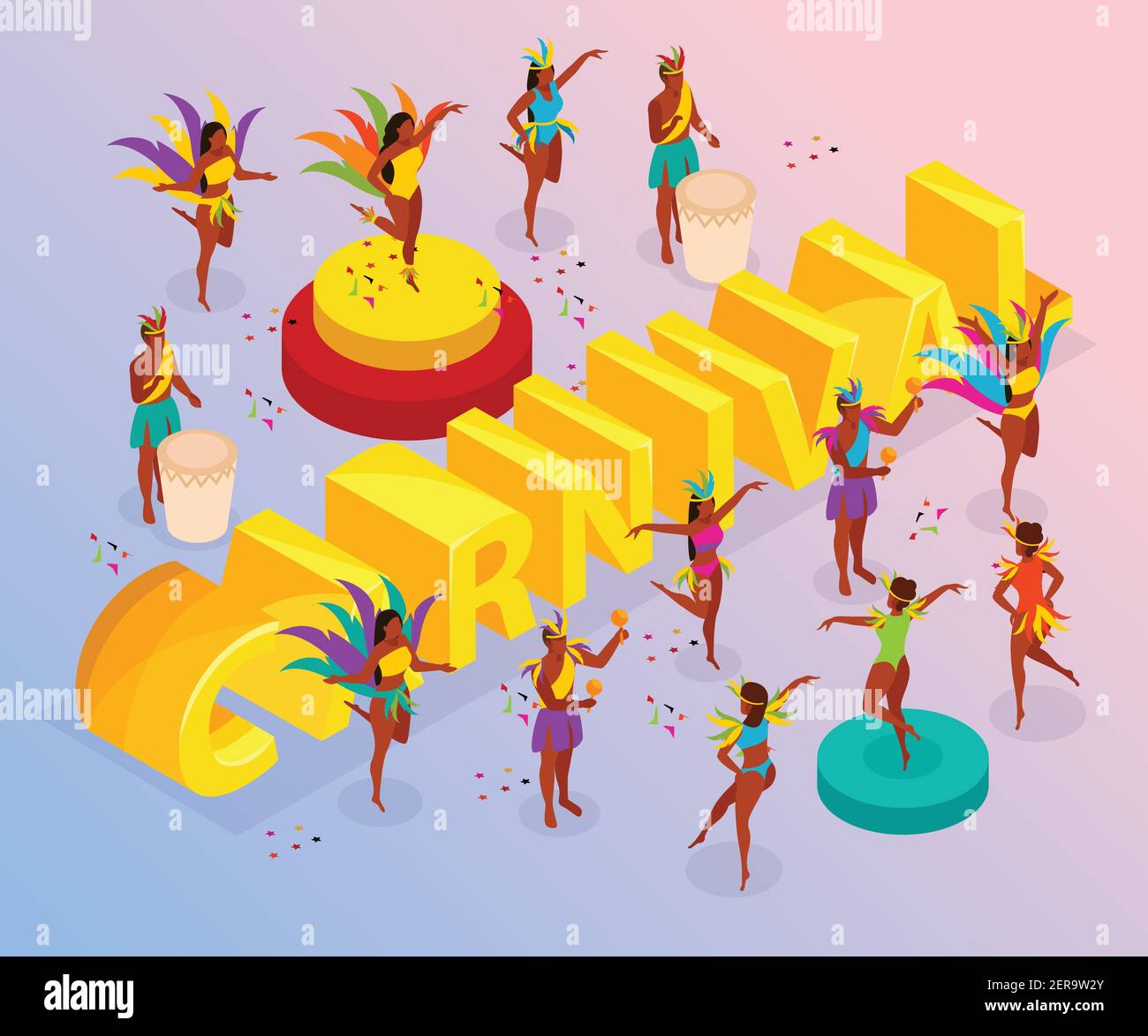 Carnival fun house Stock Vector Images - Alamy