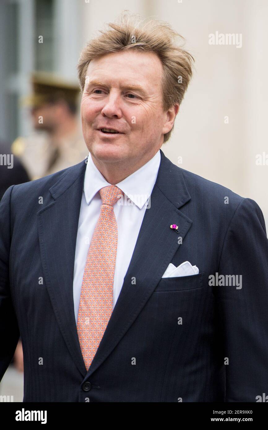 King Willem Alexander of the Netherlands present in Brussels at the ...
