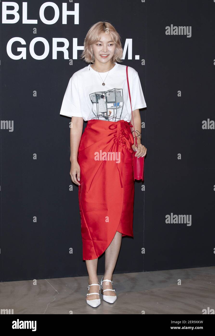 5 June 2018 - Seoul, South korea : South Korean model Song Hae-na ...