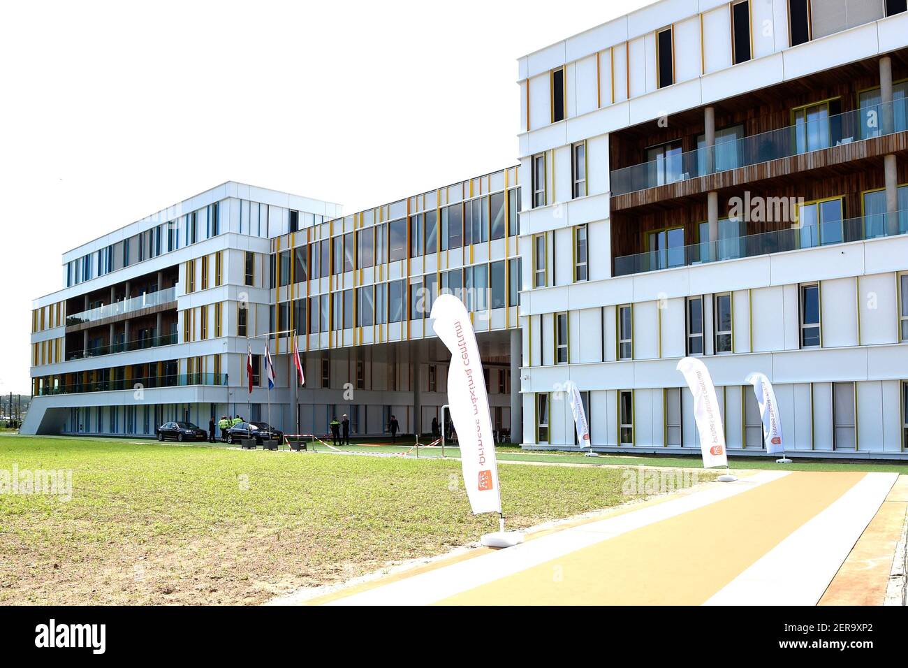 Queen Maxima of the Netherlands performs the official opening of the ...