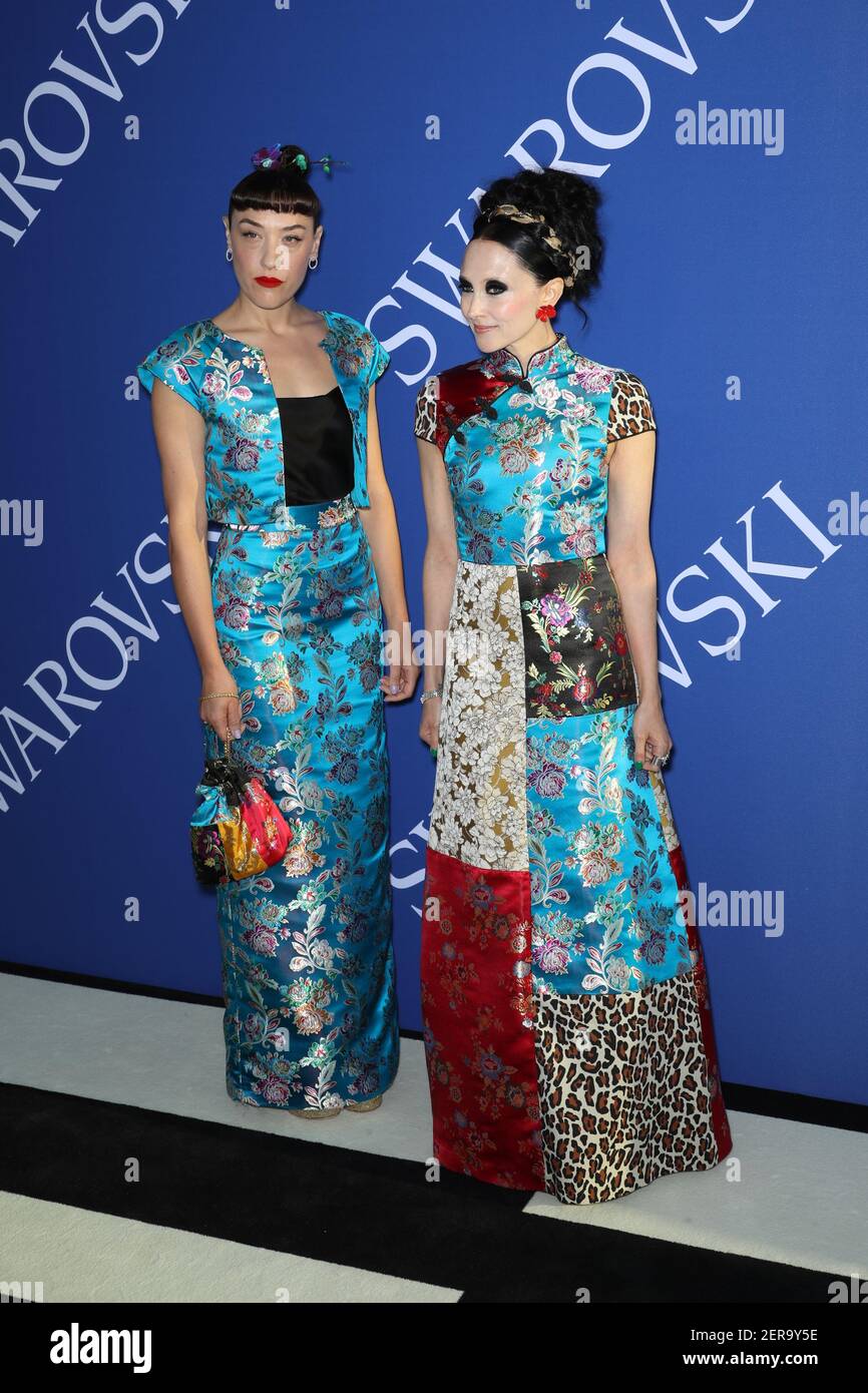 Mia Moretti, Stacey Bendet on the Red Carpet during the 2018 CFDA ...