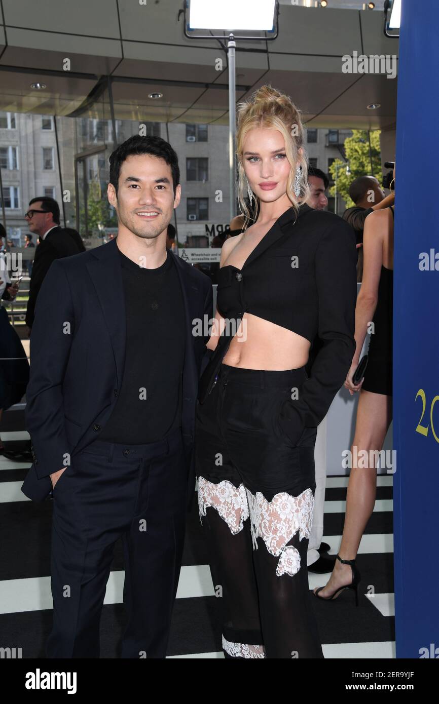 Joseph Altuzarra, Rosie Huntington-Whiteley at cocktail reception ...