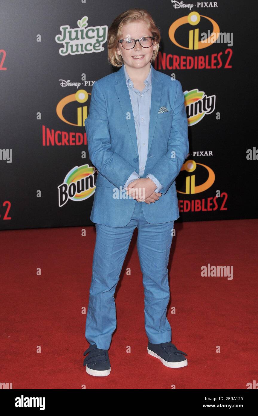 Huckleberry Milner arrives at the Disney Pixar's "Incredibles 2" World ...