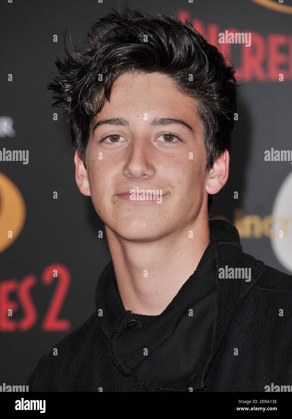 Milo Manheim arrives at the Disney Pixar's "Incredibles 2" World ...