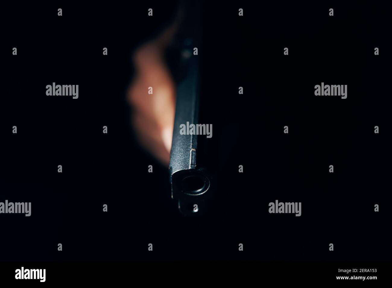 Gunman in shadows hi-res stock photography and images - Alamy