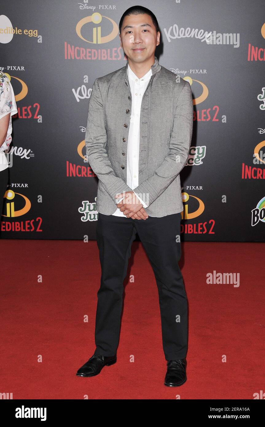Toby Chu arrives at the Disney Pixar's "Incredibles 2" World Premiere ...