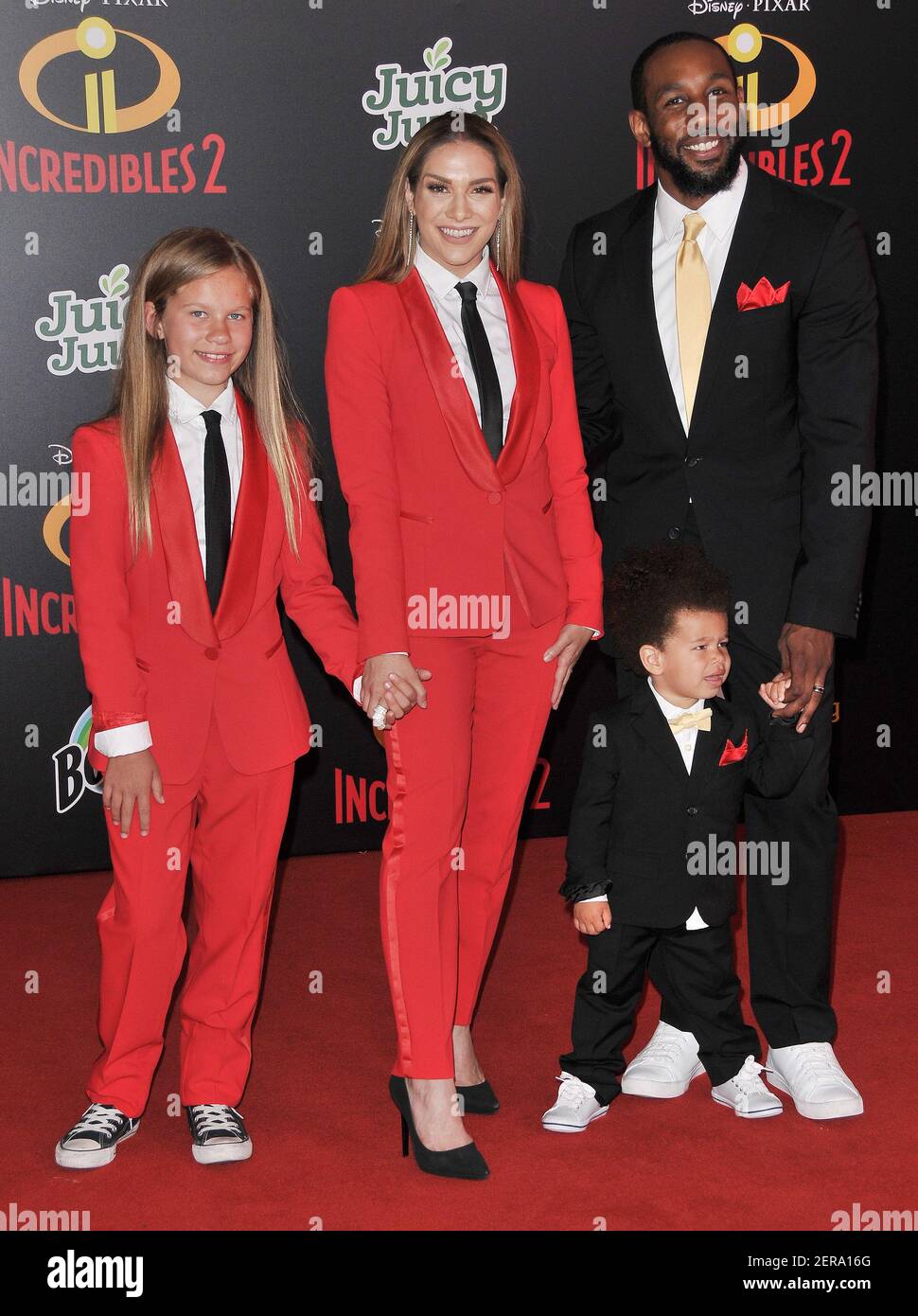 (L-R) Weslie Fowler, Allison Holker, Maddox Laurel Boss and Stephen ...