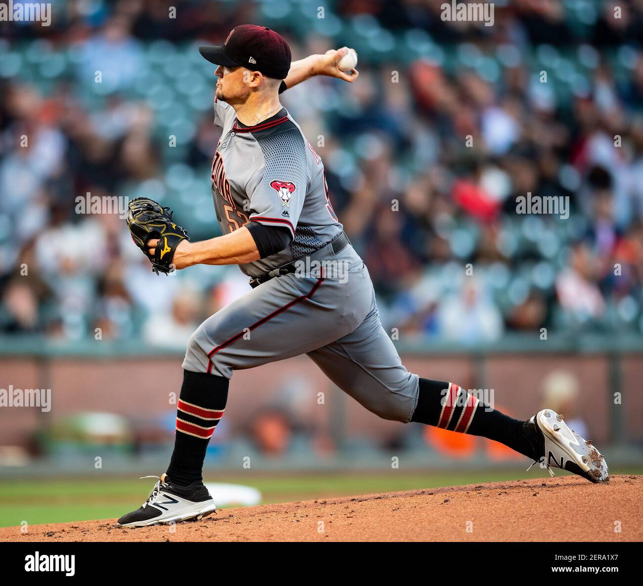June 04, 2018: Arizona Diamondbacks starting pitcher Zack Godley (52 ...
