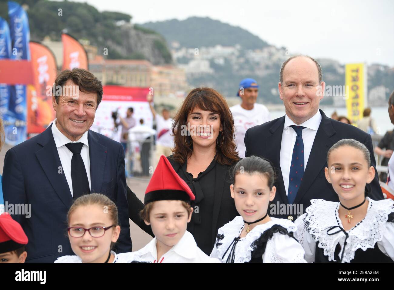 Stephanie Pareja (Plus belle la vie) - No Finish Line race in Nice with ...